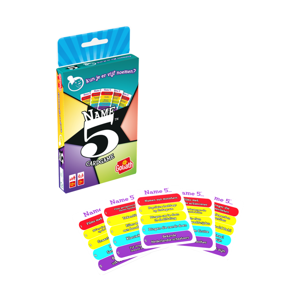 Name 5 Kaartspel | Partyspellen - Goliath