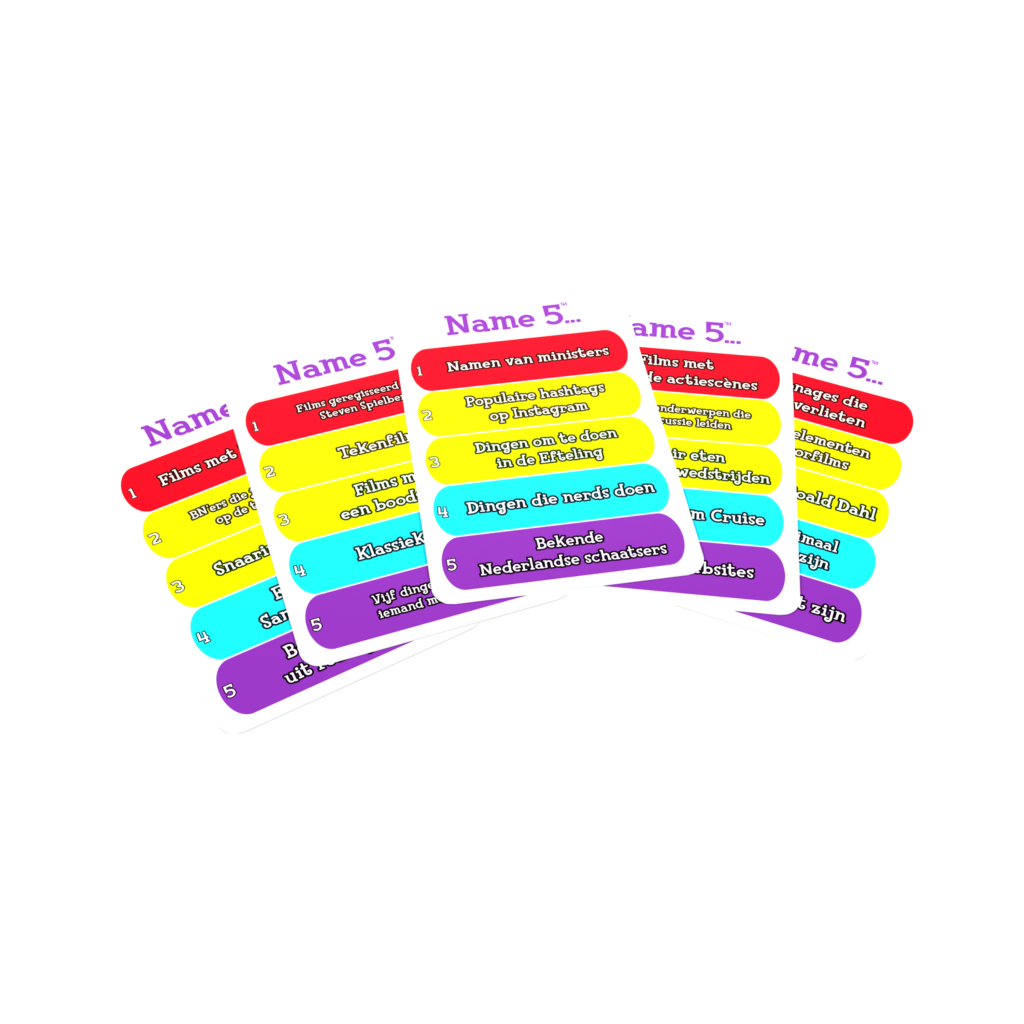 Name 5 Kaartspel | Partyspellen - Goliath