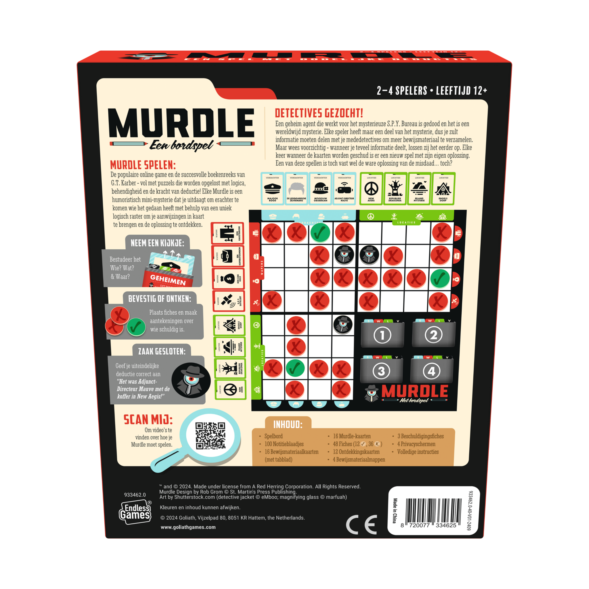 Murdle het Bordspel - Goliath