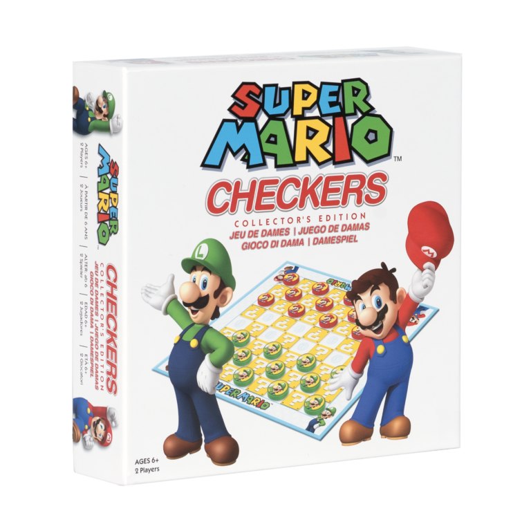 Super Mario Checkers | Bordspellen - Goliath