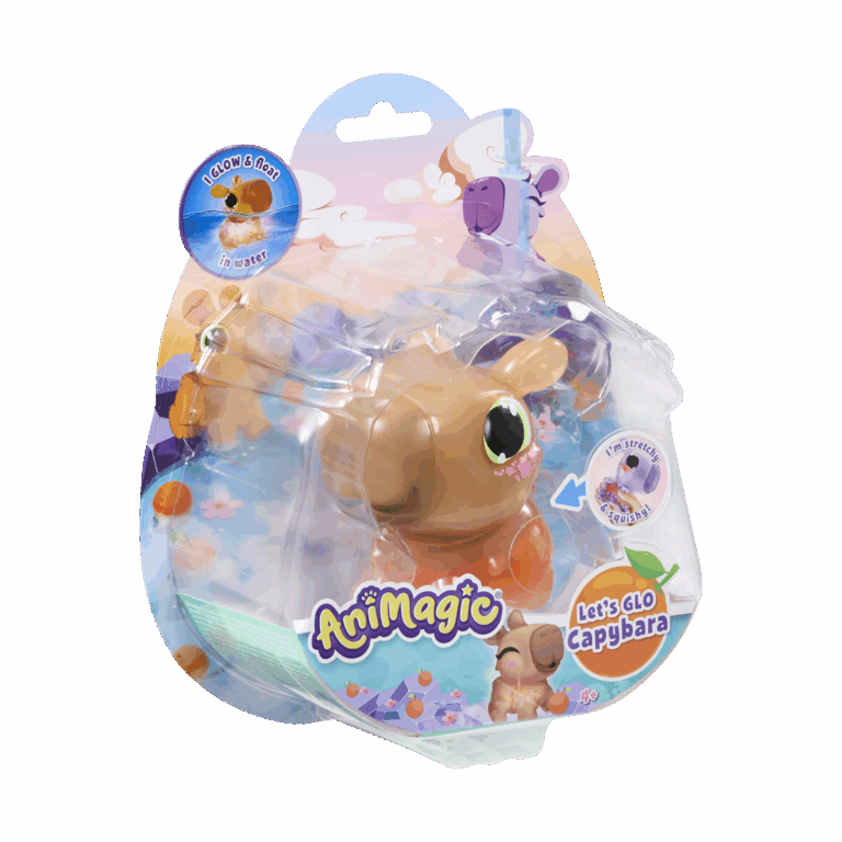 Animagic Let's Glo Capybara Brown - Goliath
